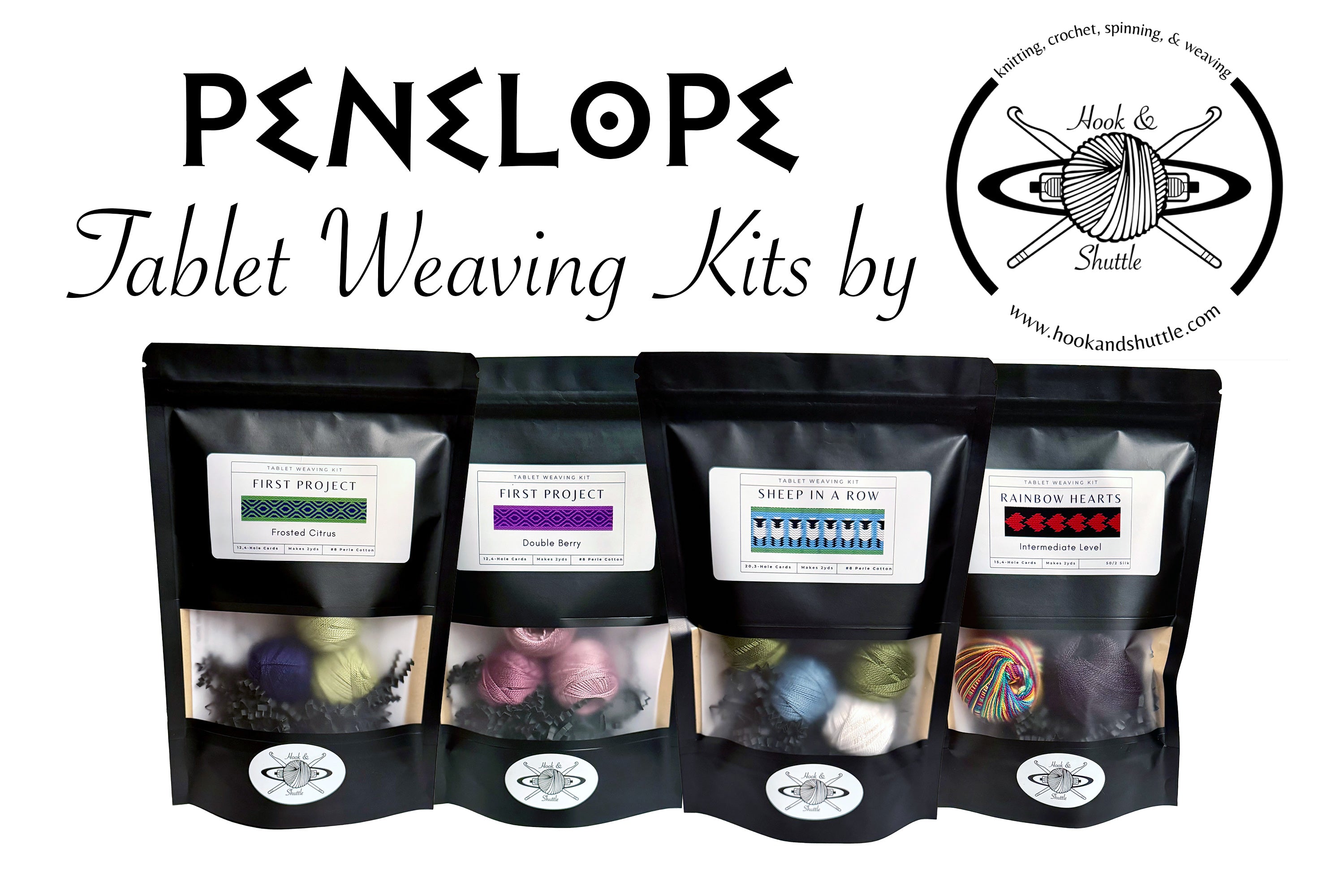 Hook & Shuttle Weaving Kits – Daedalus Spinning Wheels